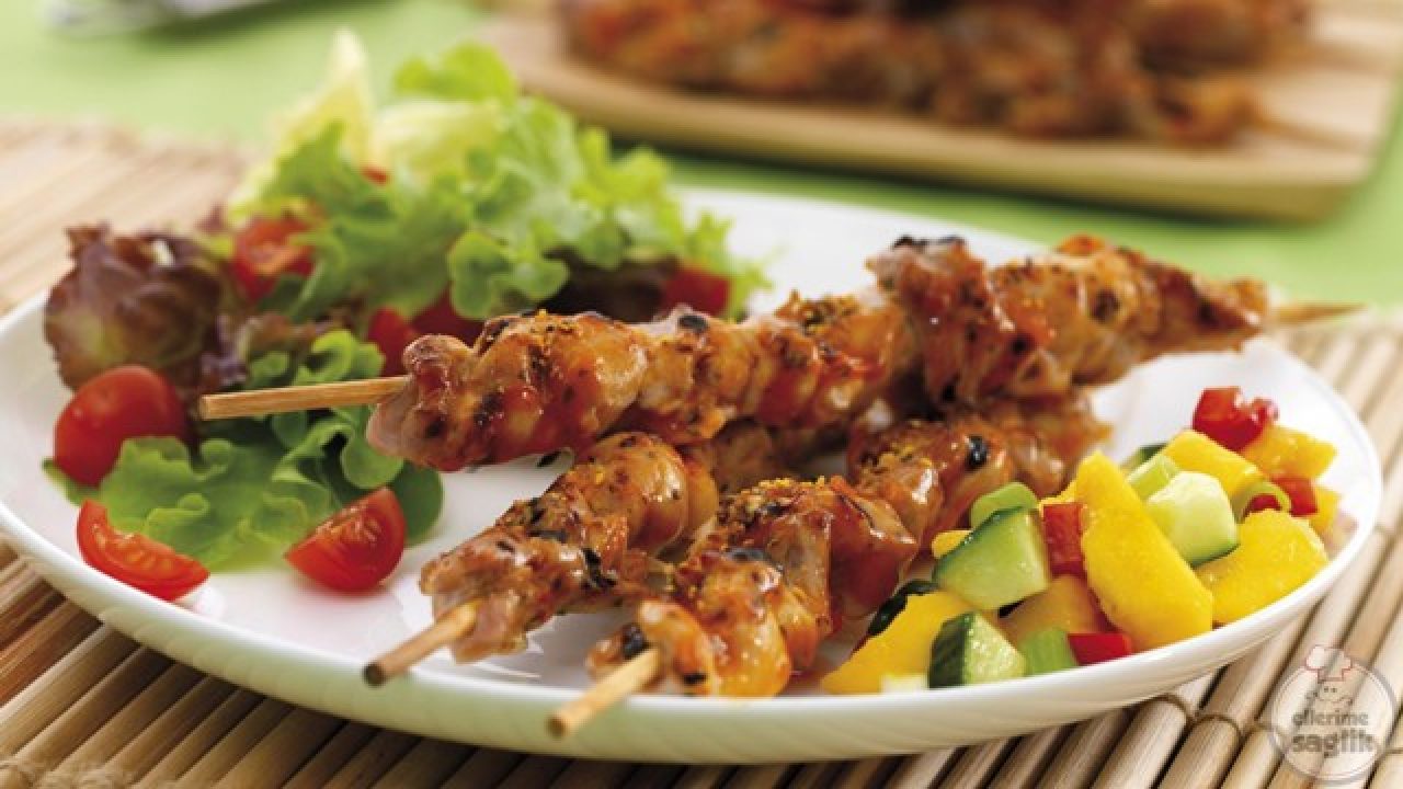 Tavuk Şiş Kebap Tarifi - Tavuklu Tarifler - Nefis Yemek Tarifleri